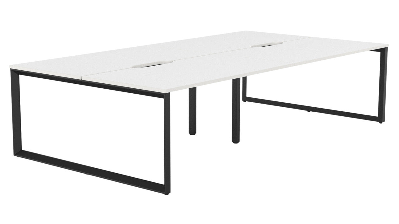 Anvil Double Sided Desk 4 Person | 4 Seat Desk | NZ