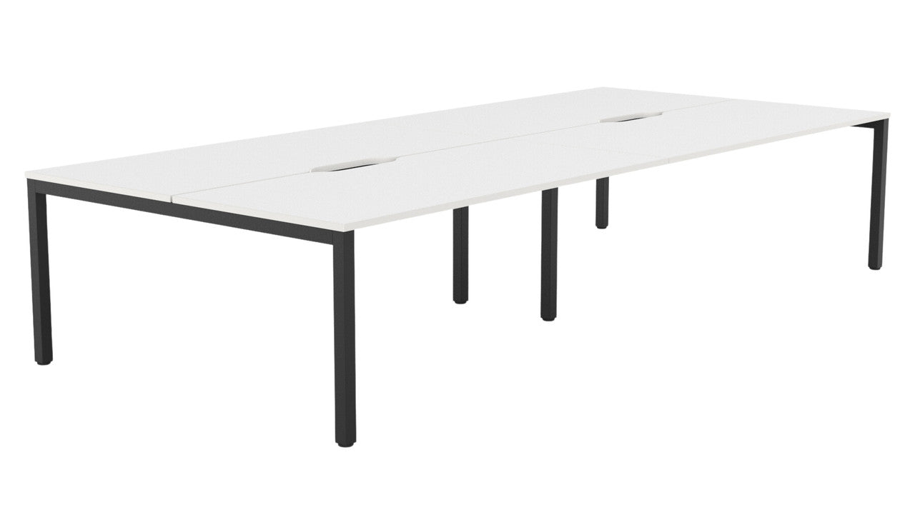 Cubit Double Sided Desk 4 Person | 4 Seat Desk | NZ