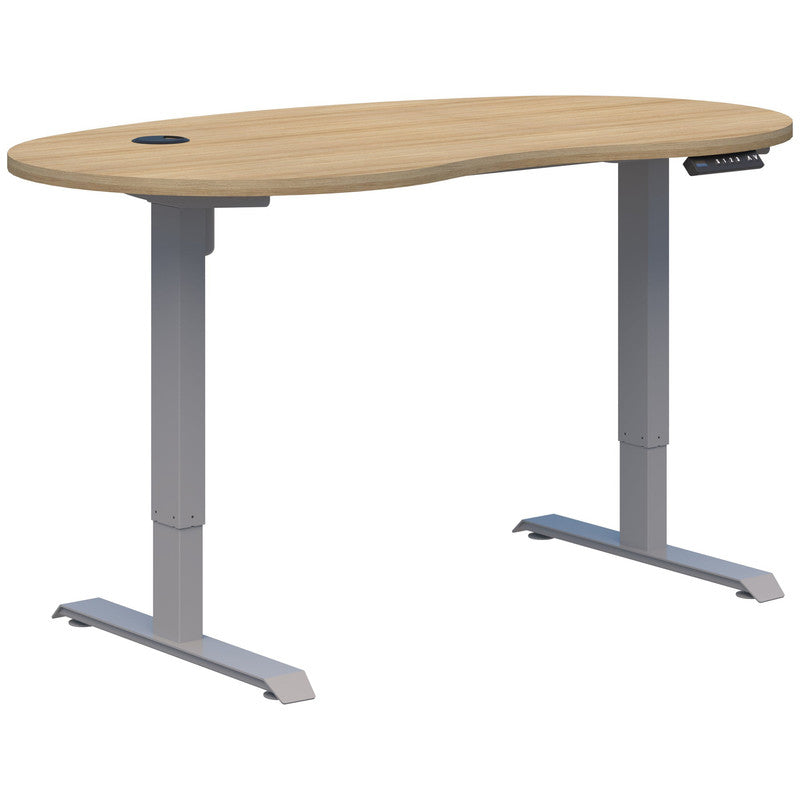 Duo II Electric Desk Bean Shape | Multiple Options