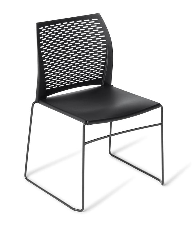 Net Chair - Versatile Perforated Design for Meeting and Community Spaces