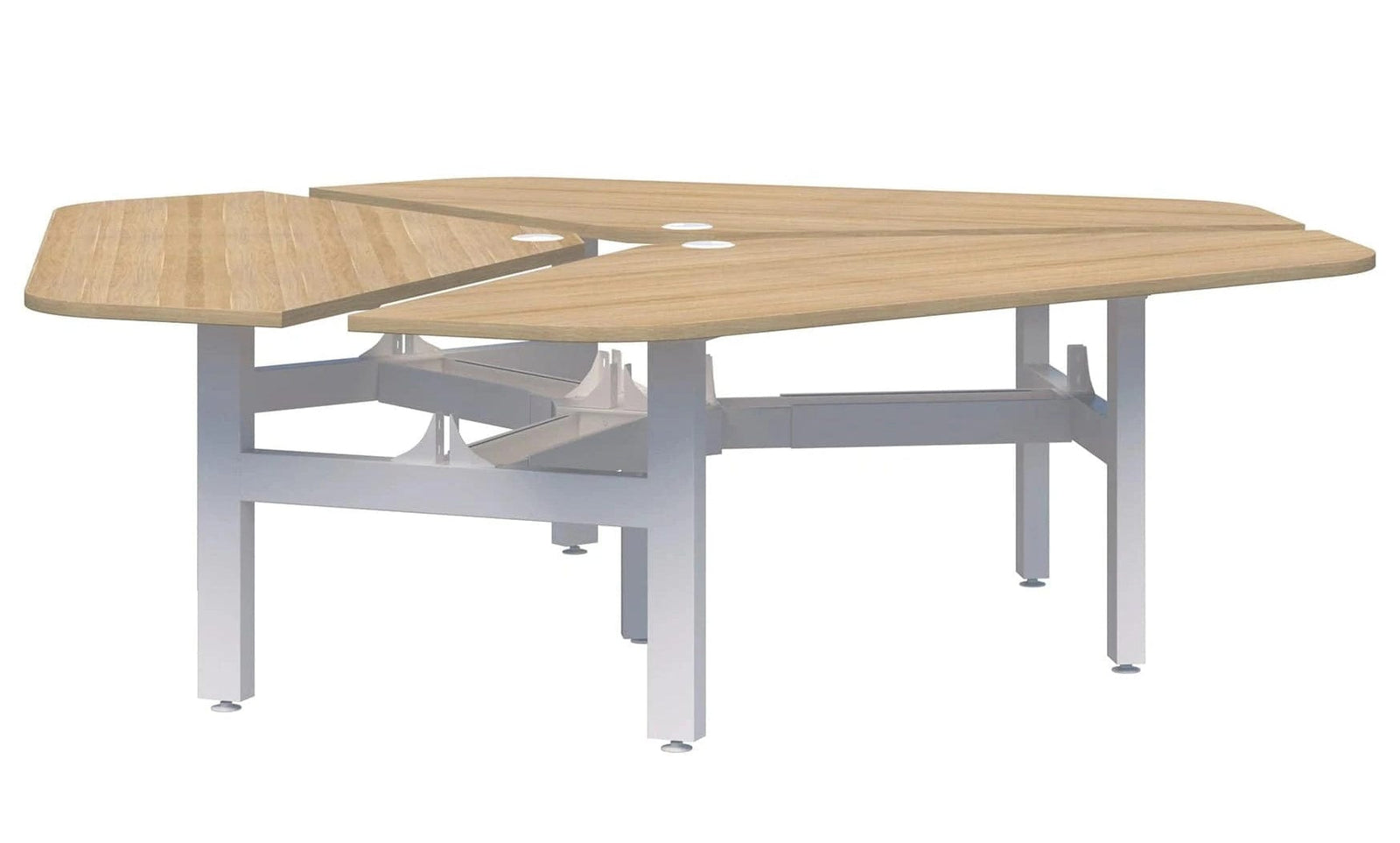 Summit II Fixed Height 120 Rotor 3 Pod Desk | Shop Now