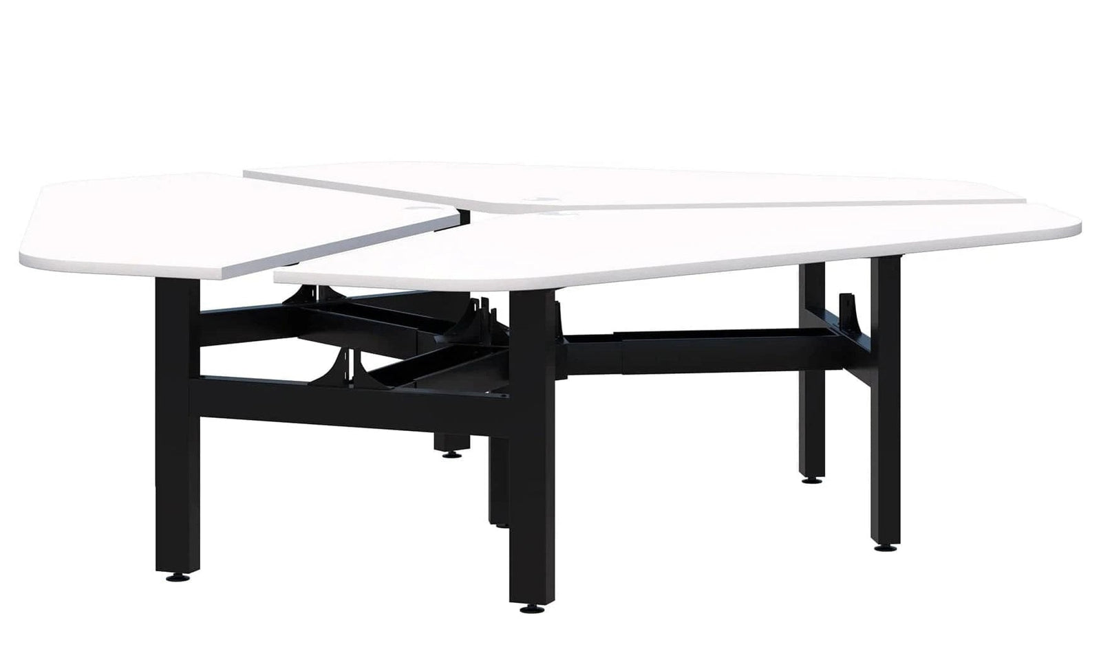 Summit II Fixed Height 120 Rotor 3 Pod Desk | Shop Now